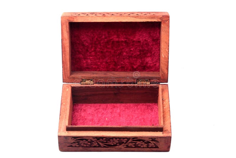 Vintage closed wooden box stock image. Image of bronze - 37191769