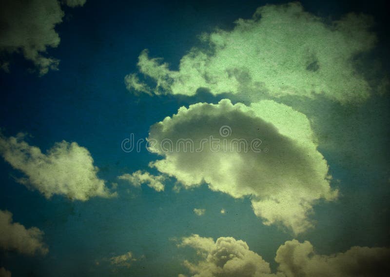 Vintage clouds background stock image. Image of distressed - 42302393