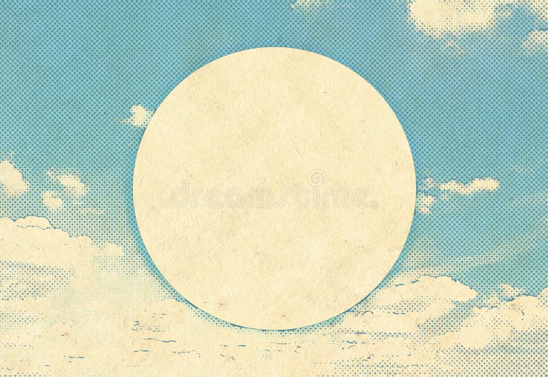 Vintage Clouds with Copyspace Stock Photo - Image of concept, color ...