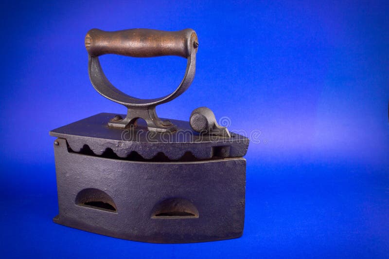 Vintage Coal Iron for Usage with Budning Embers Stock Photo - Image of ...