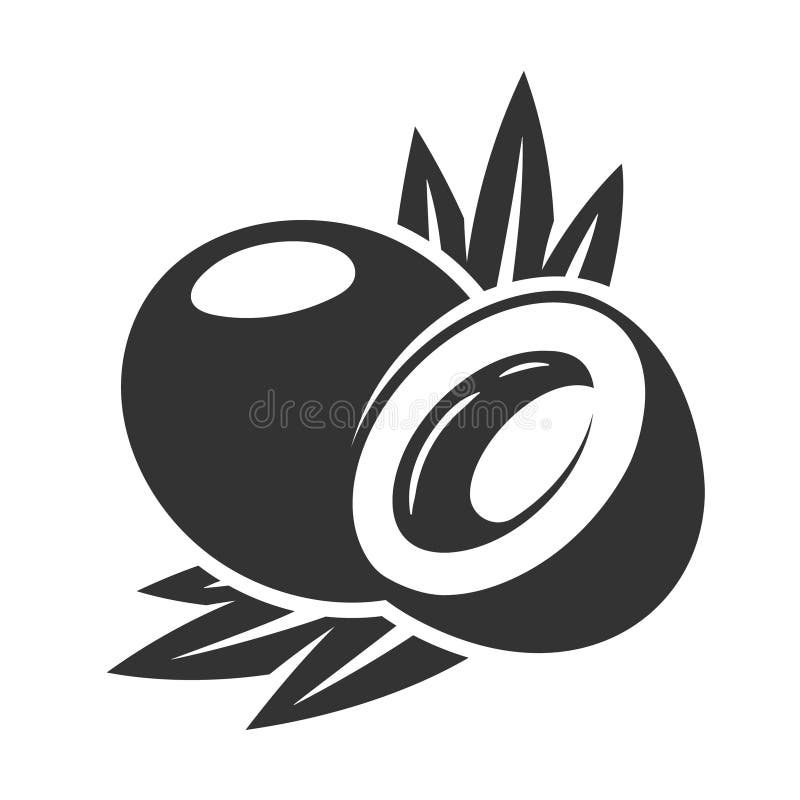 Set of Vintage Coconut Icons Stock Vector - Illustration of diet, fresh ...