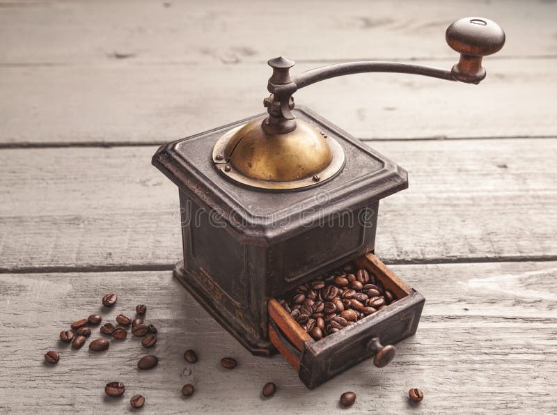Vintage coffee blender stock image. Image of ground, blender - 63059863