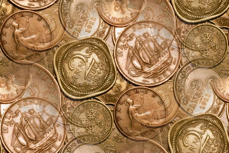 961 Old British Coins Stock Photos - Free & Royalty-Free Stock Photos ...
