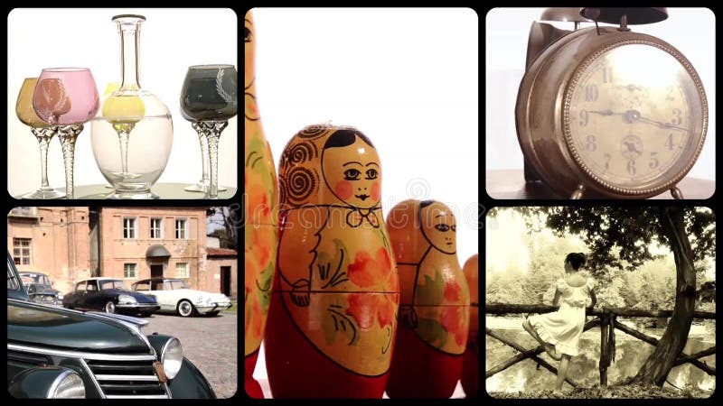 Vintage collection stock footage. Video of vintage, classic - 48557392