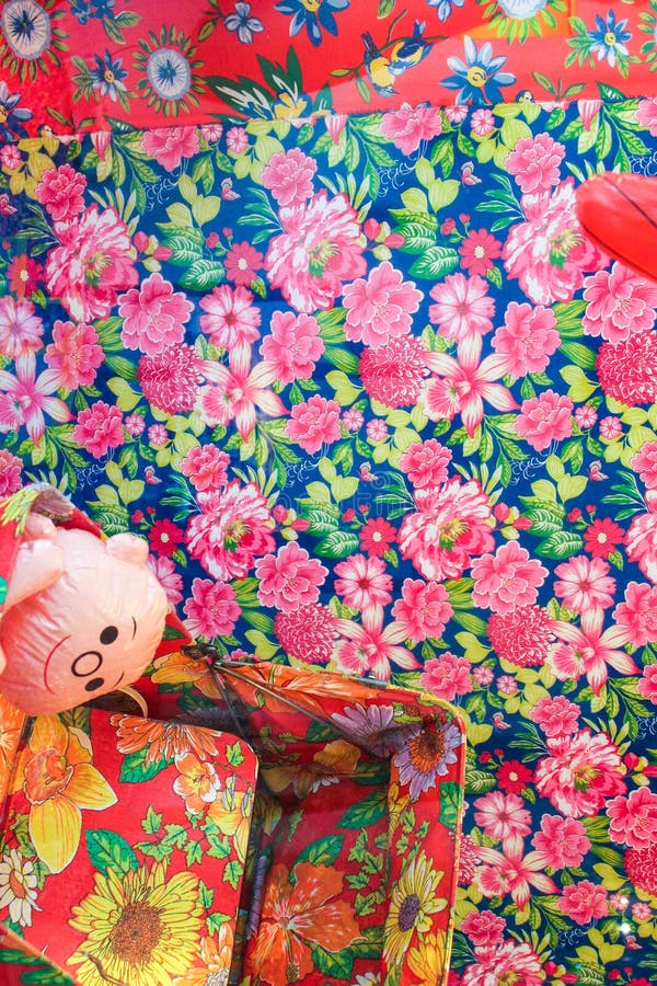 Vintage Colourful Cloths Retro Handmade Color Stock Image - Image of ...