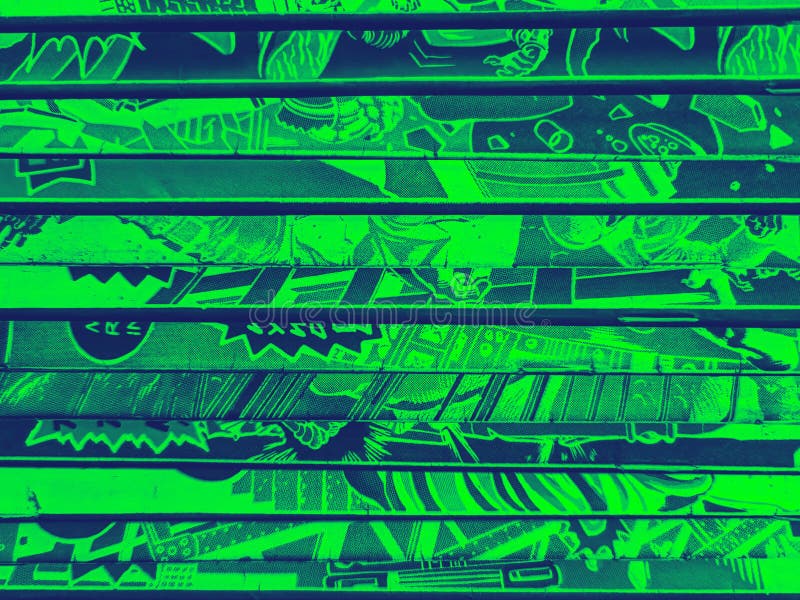 Vintage Stacked Televisions with Static in a Misty Atmosphere Stock ...