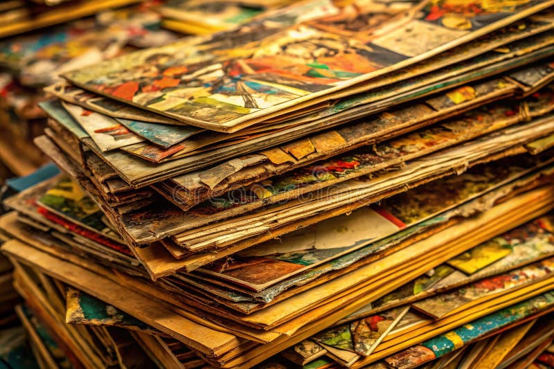 Comic Book Stack Stock Illustrations – 856 Comic Book Stack Stock ...