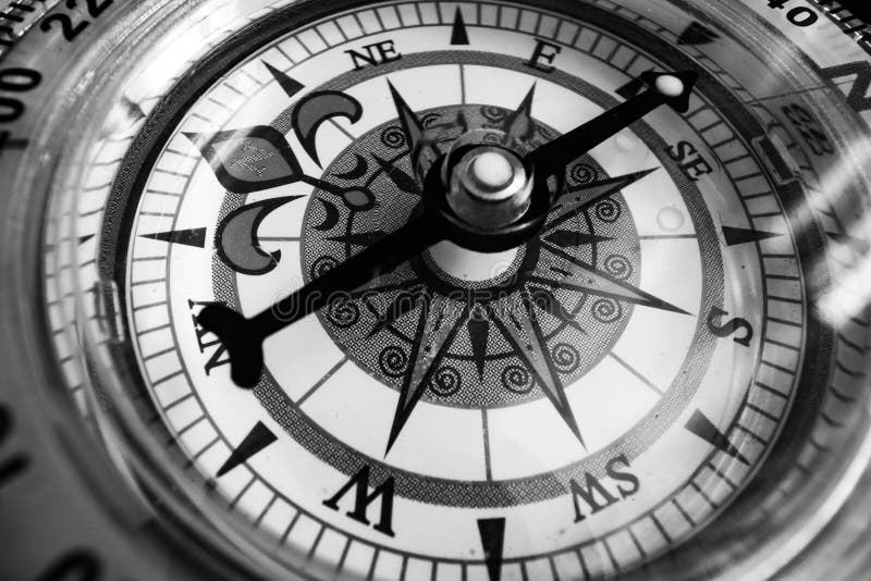 Vintage Compass, Navigation Instrument Stock Photo - Image of ...