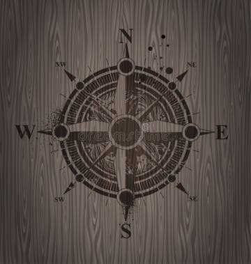 Vintage compass rose stock vector. Illustration of texture - 21399223