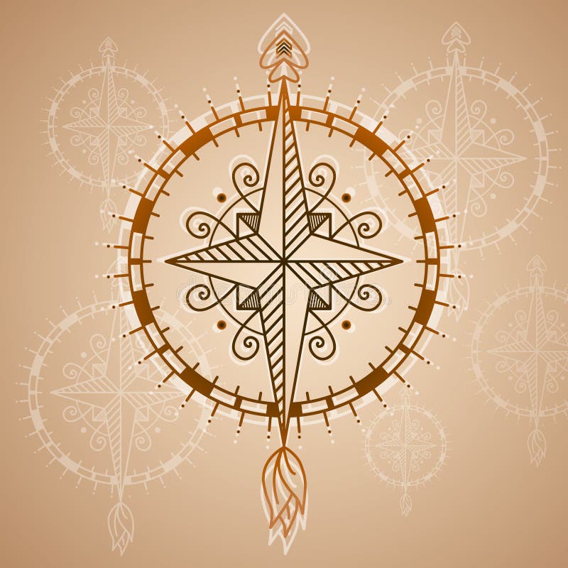 Fancy Compass Rose Designs