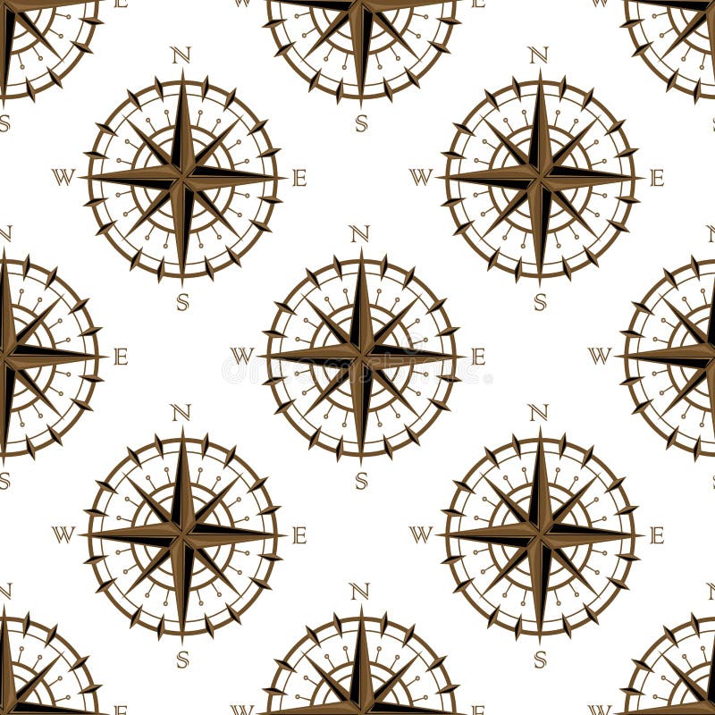 Vintage compass symbol stock vector. Illustration of geography - 13220548