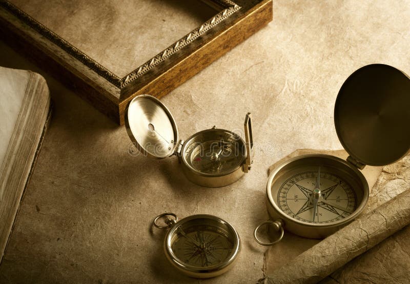 Compasses stock photo. Image of vintage, object, directional - 53295306