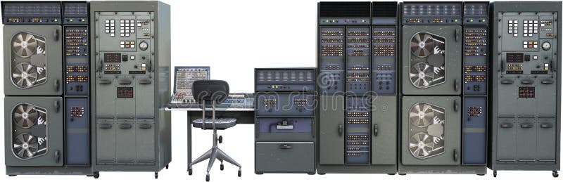 Computer Server Room Interior Stock Photo - Image of host ...