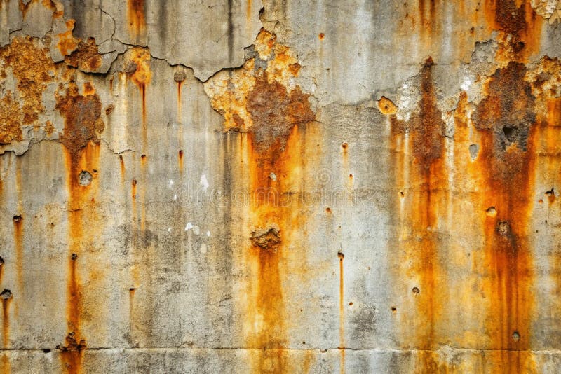 Vintage Concrete Wall Texture with Rust and Damage for Background ...