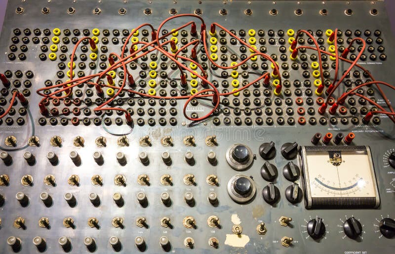 Vintage control panel stock photo. Image of computer - 33088940
