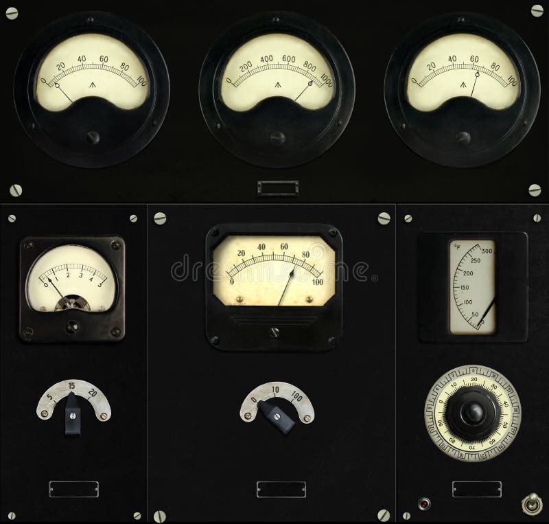 Old Control Panel stock image. Image of generation, high - 29213857