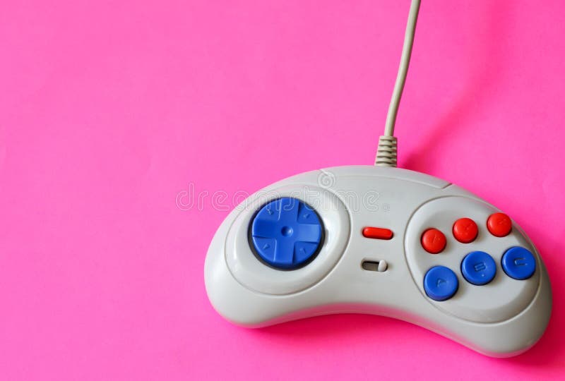 Vintage Controller for a Game Console Stock Image - Image of ...