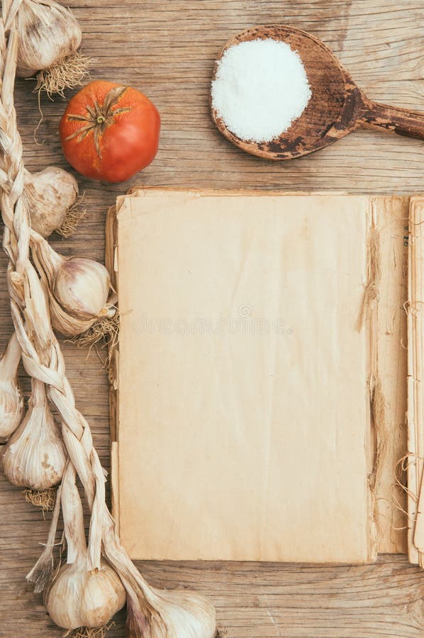 Vintage cookbook stock image. Image of salt, recipe, cooking - 33455109