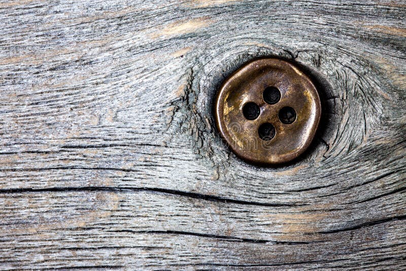 Vintage copper button stock photo. Image of round, boards - 70910248
