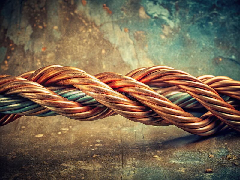 Vintage Copper Network Cables a Nostalgic Look at Dual Configuration ...