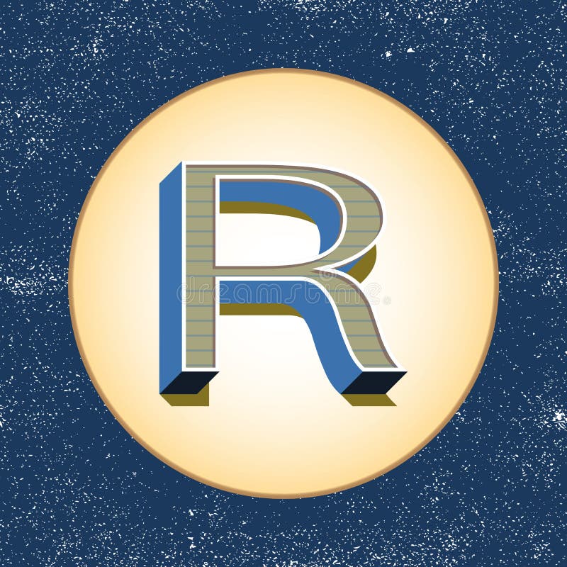 Vintage Copy Right Design Element Stock Vector - Illustration of paper ...