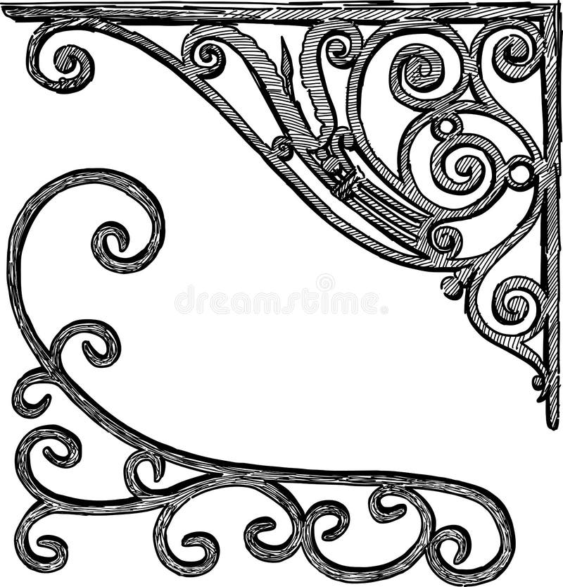 Vintage corners stock vector. Illustration of frame, elements - 38162805