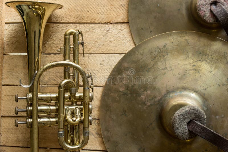 The Vintage cornet stock photo. Image of semi, instrument - 63131760