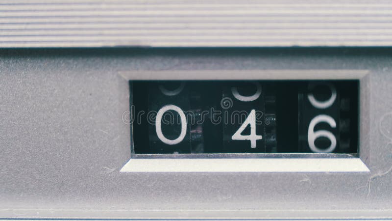 Counter: Numbers Change Rapidly Stock Footage - Video of closeup, wheel ...