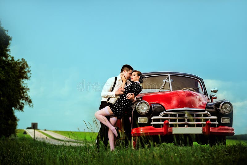 Vintage couple. stock image. Image of oldfashioned, marriage - 38425377