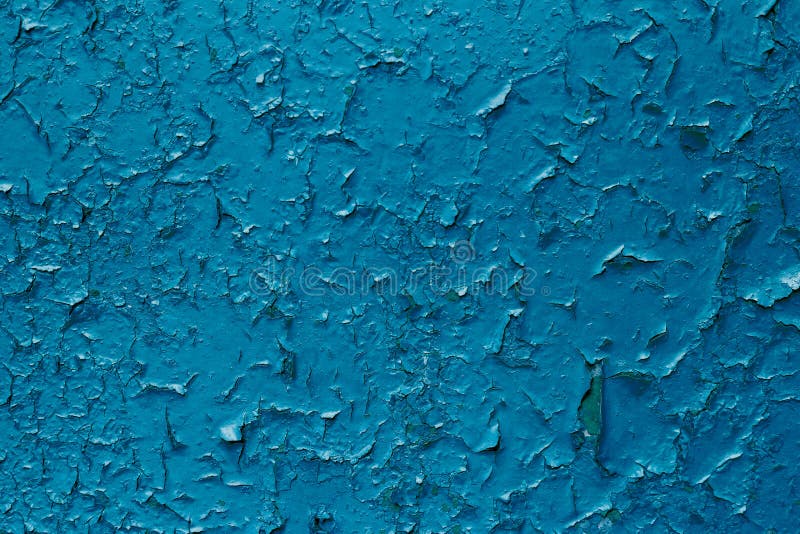 Blue Peeling Paint on Texture Stock Photo - Image of cracks, flaked ...