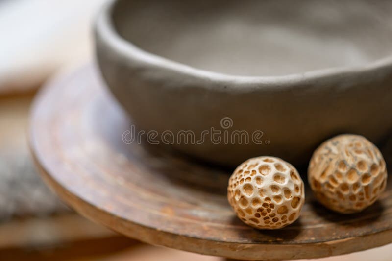 Vintage Crafting Tools for Work with Clay and Accessories Amidst a ...