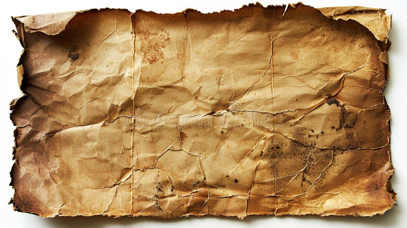 Vintage Crumpled Paper Texture Stock Illustration - Illustration of ...