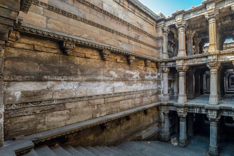 Vintage Dada Harir Ni Vav Oder Step Well Ahmedabad Redaktionelles ...