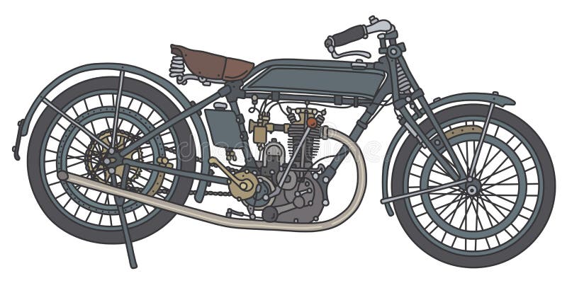 The Green Heavy Motor Tricycle Stock Vector - Illustration of heavy ...