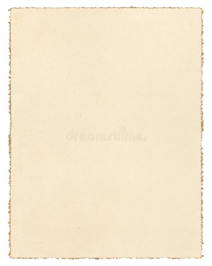 Deckle Edged Paper stock image. Image of fashioned, creased - 7207637