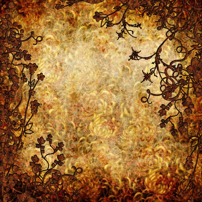 Vintage Decorative Background Stock Illustration - Illustration of ...