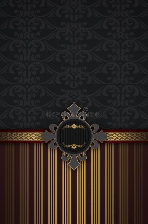 Vintage Decorative Background. Stock Illustration - Illustration of ...