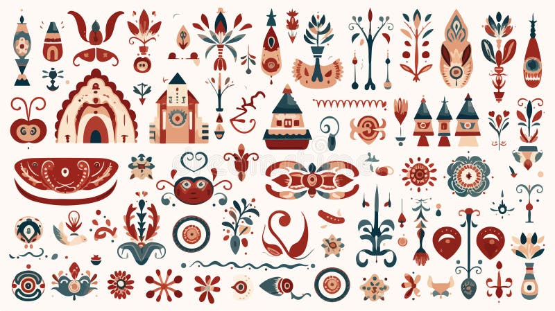 Vintage Decorative Elements Stock Vector - Illustration of intricate ...