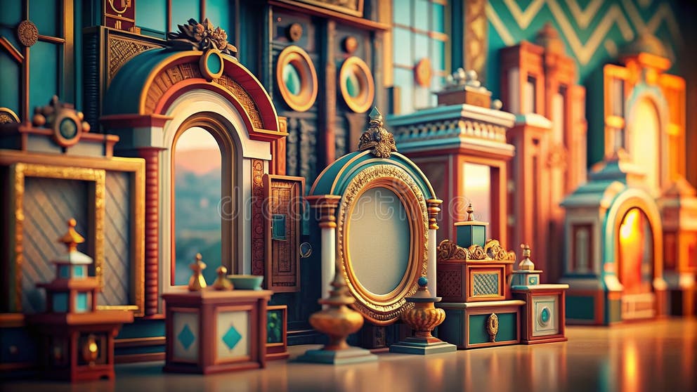 Vintage Decorative Frames for Design Projects Downloadable Border ...