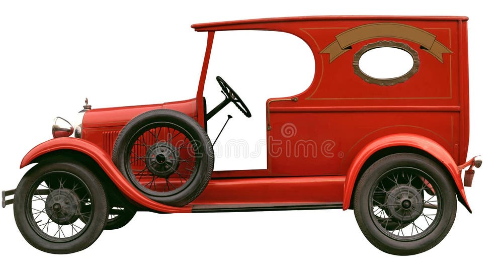 Vintage delivery car stock photo. Image of whitewalls - 1009474