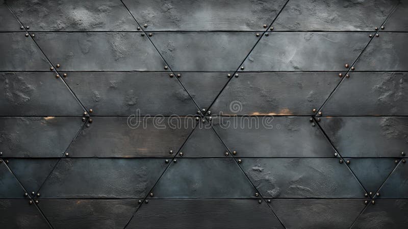 Vintage Diamond Plate Pattern with a Weathered, Rustic Charm in High ...