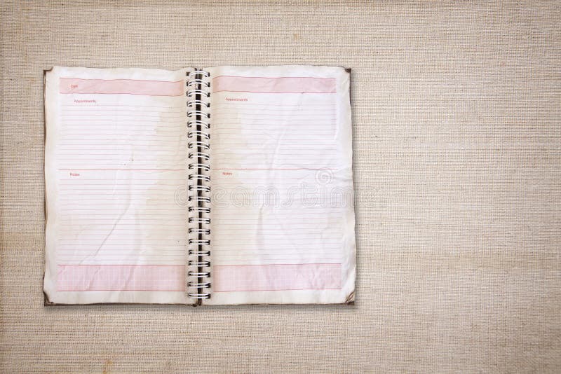Vintage diary stock image. Image of notebook, abstract - 13906693