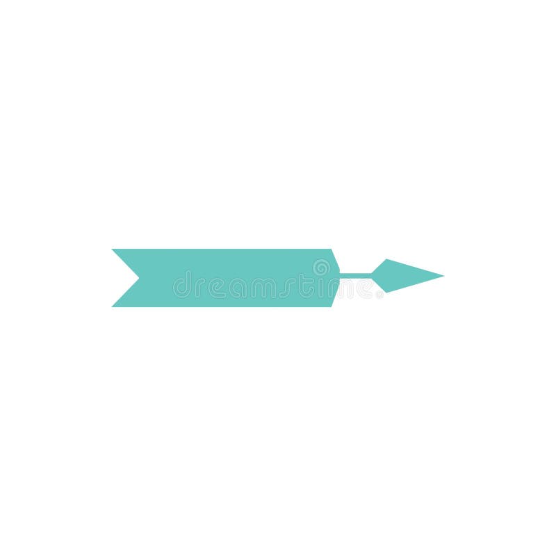 Vintage Direction Arrow. Retro Navigation Icon, Old Simple Cursor ...