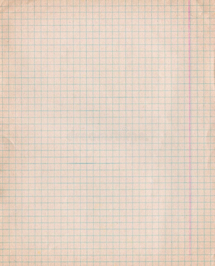 Vintage dirty graph paper. stock image. Image of message - 120534591