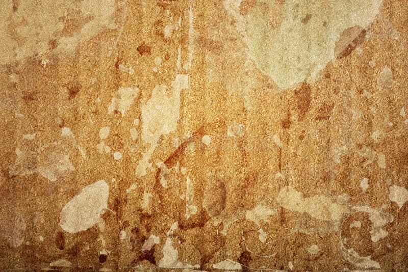 Vintage Dirty Old Cardboard Stock Image - Image of history, document ...