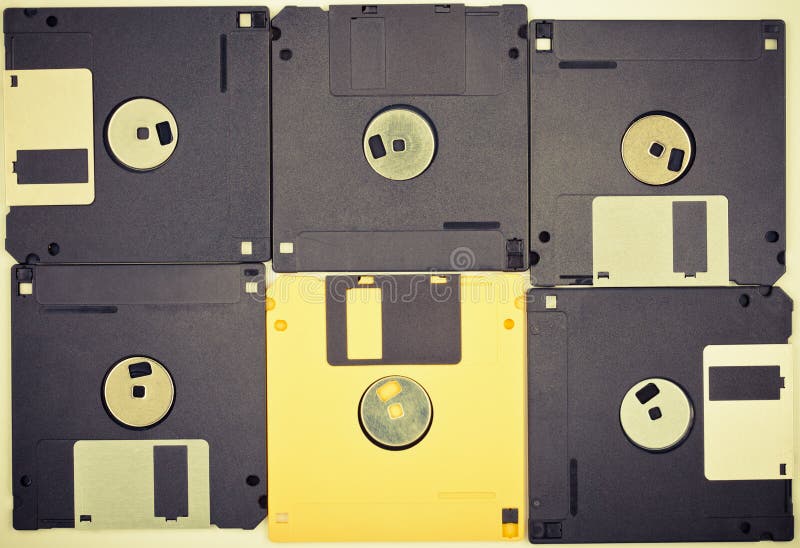 Vintage Diskettes Background Stock Photo - Image of digital, memory ...