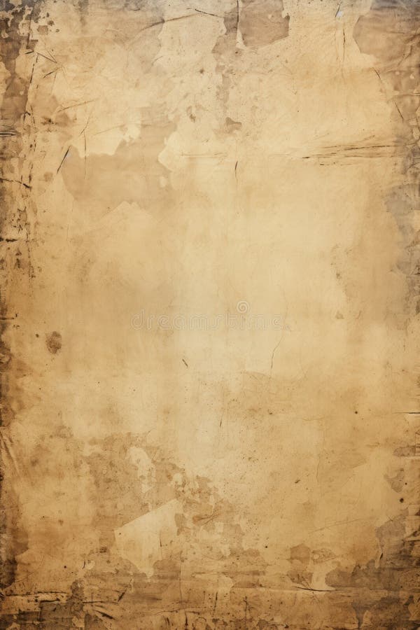 Vintage Distressed Aged Paper Texture Background AI Generated Stock ...