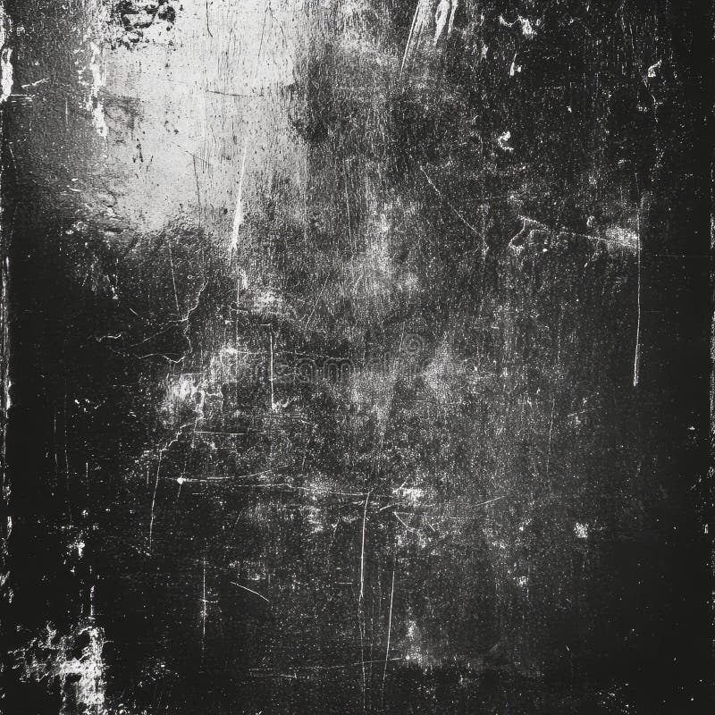 Vintage Distressed Black and White Texture with High Contrast and ...