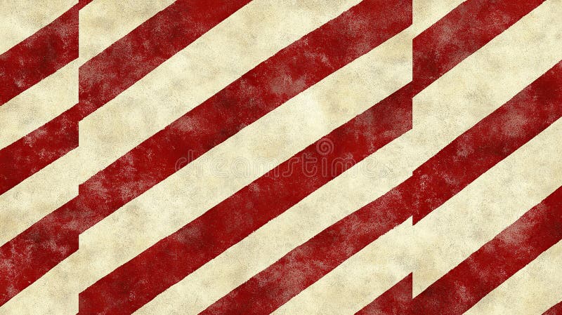 Vintage, Distressed, Red and White Diagonal Stripes on Aged Paper Stock ...