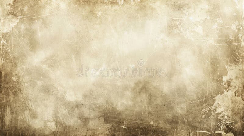 Vintage Distressed White Paper Background with Light Brown Borders and ...